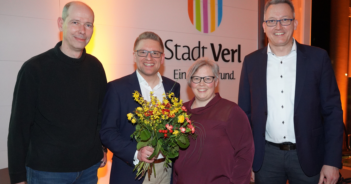 Robin Rieksneuwöhner zum neuen Bürgermeister der Stadt Verl gewählt ...